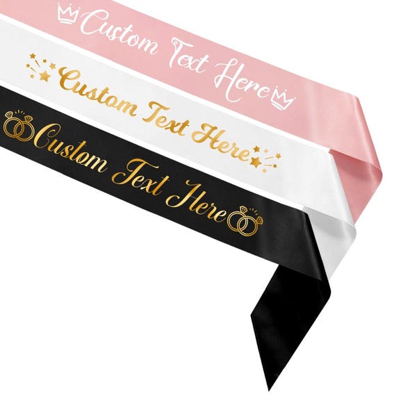 Buy Personalized Sashes Online In India - Etsy India