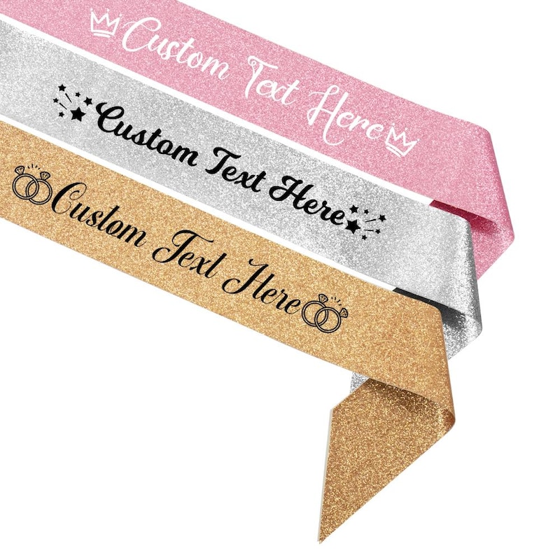 Custom Sash - Etsy