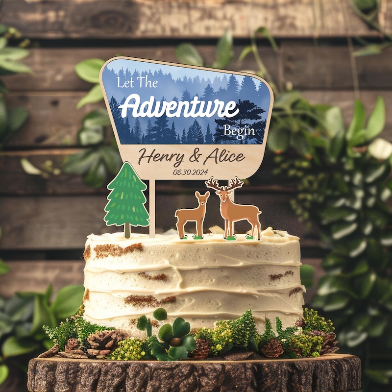 National Park Cake Topper - Etsy