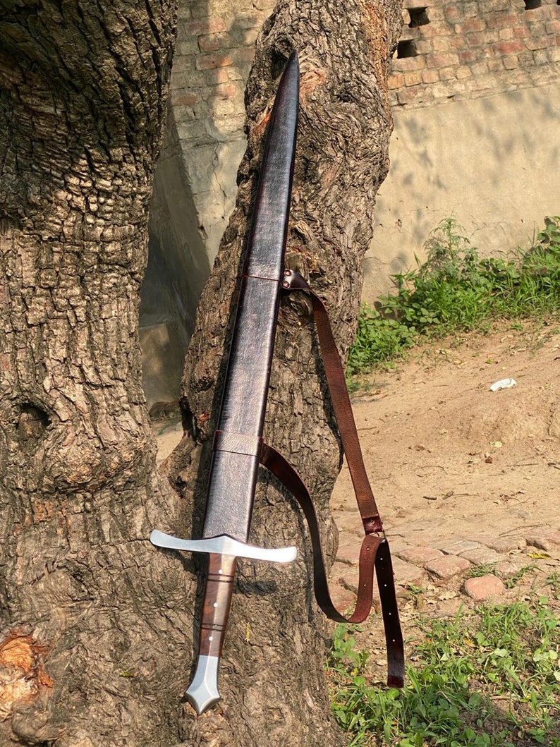 Battle-ready Viking Sword 29 Long Sword Handmade Sword 5160 Steel Sword ...