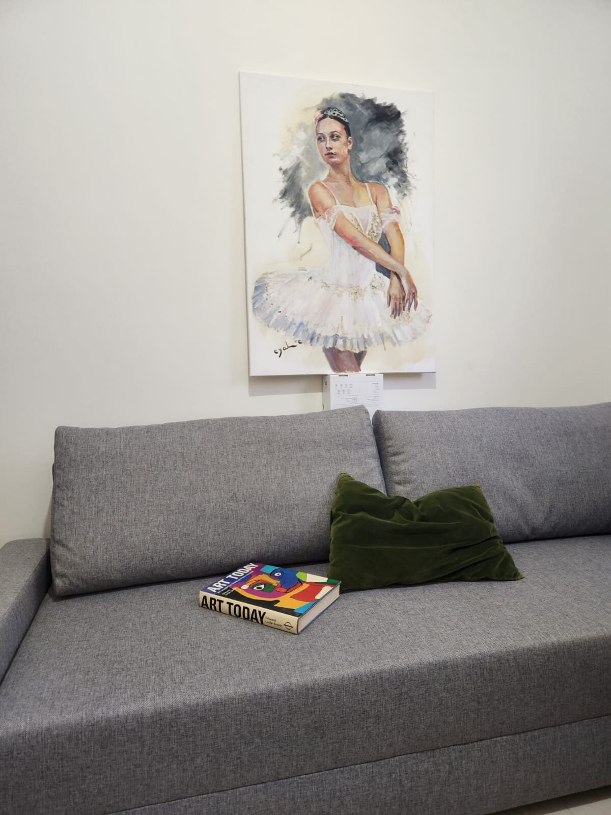 Original Art Oil Painting on Canvas "classical Ballerina - Michelle" of ...