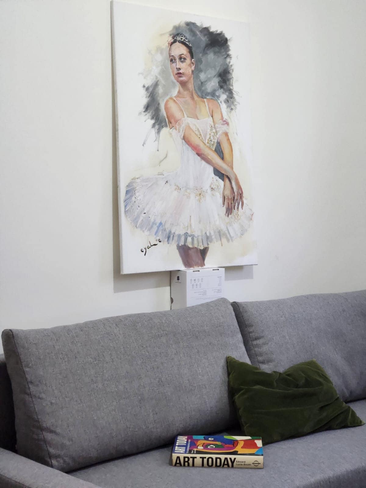 Original Art Oil Painting on Canvas "classical Ballerina - Michelle" of ...