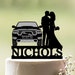 Car Wedding Cake Topper, off Road Vehicle Cake Topper, SUV Wedding Cake ...