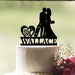 Skateboard Wedding Cake Topper, Skateboarders Mr and Mrs Cake Topper ...