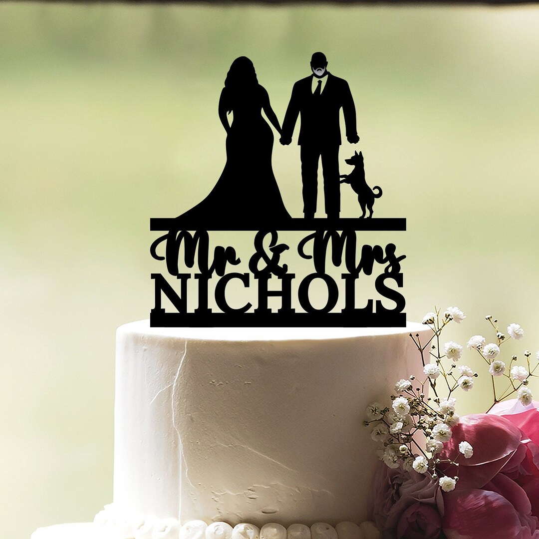Plus Size Couple Cake Topper, Dog Cake Topper, Afro Plus Sized Couple ...