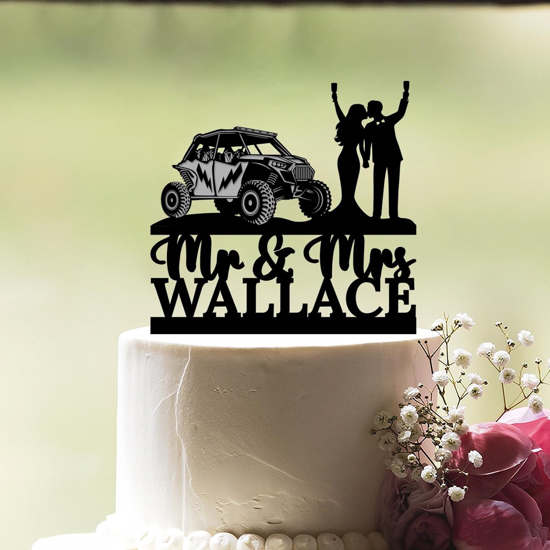ATV Wedding Cake Topper, Buggy Wedding Cake Topper, All Terrain Vehicle ...