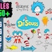 Dr. Seuss SVG Bundle, Cat in the Hat Clipart (digital Vector Cut File ...