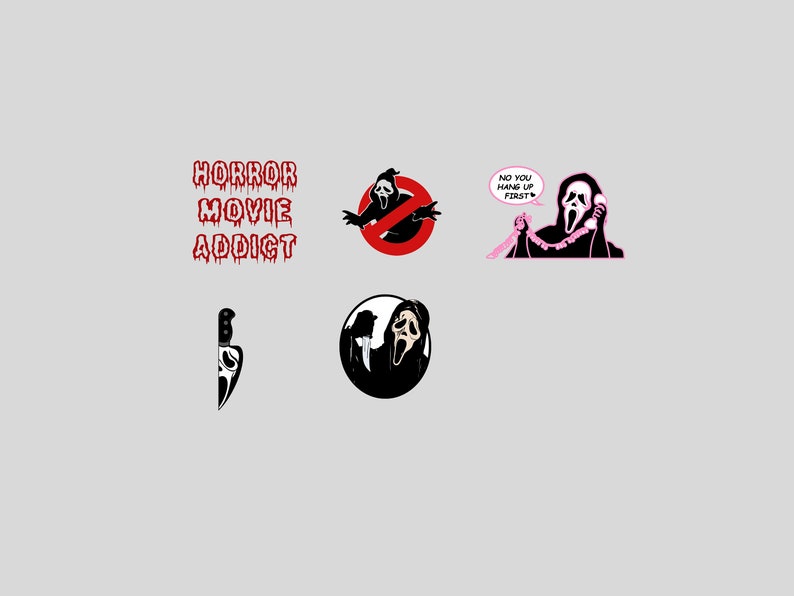 Horror Characters SVG Bundle, Halloween Cricut Cut File (digital ...