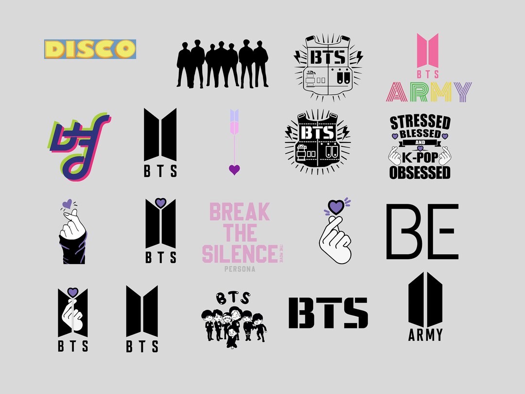 600+ BTS Svg Bundle, Bts Png, Kpop Svg Files for Cricut, 21 Bts Bts ...