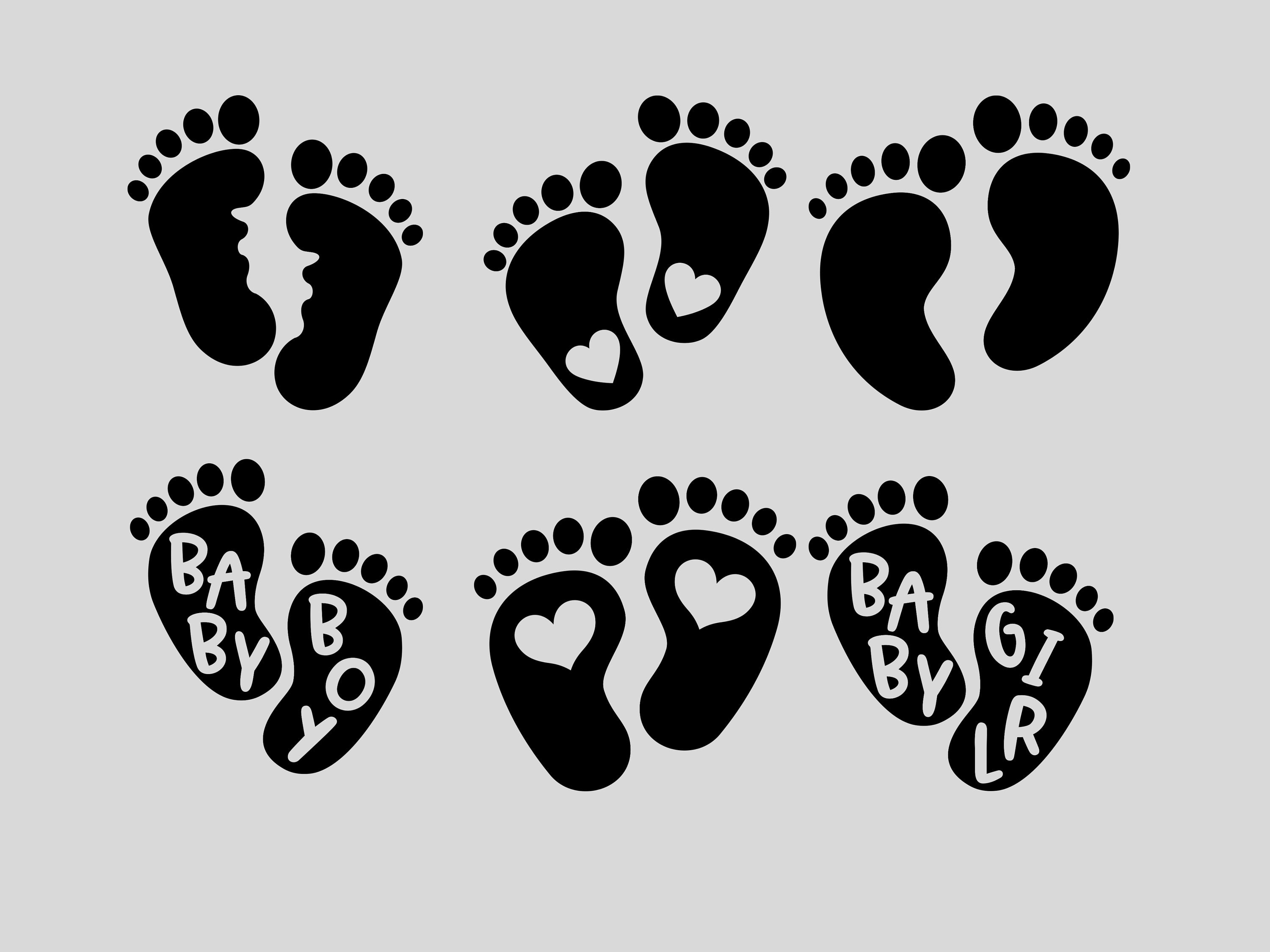 250 BABY Feet Svg/psd/png Instant Download/cricut/newborn Baby Svg Baby ...