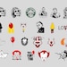 Horror Characters SVG Bundle, Halloween Cricut Cut File (digital ...