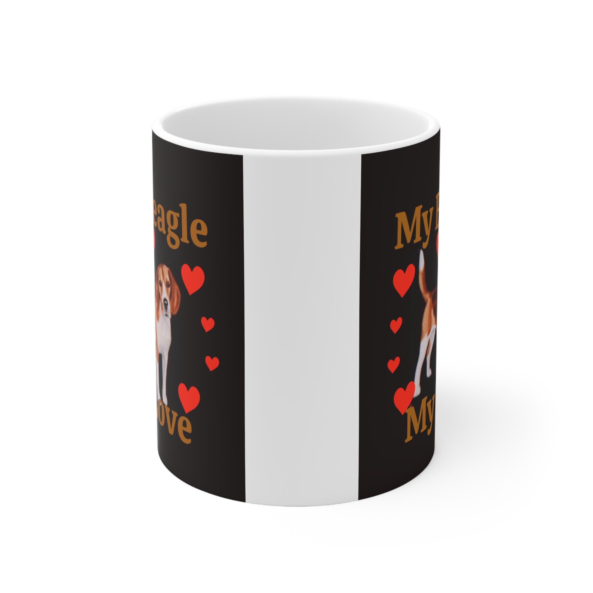 Beagle Coffee Mug, Beagle Coffee Cup, Beagle Gift, Valentines Day Gift ...