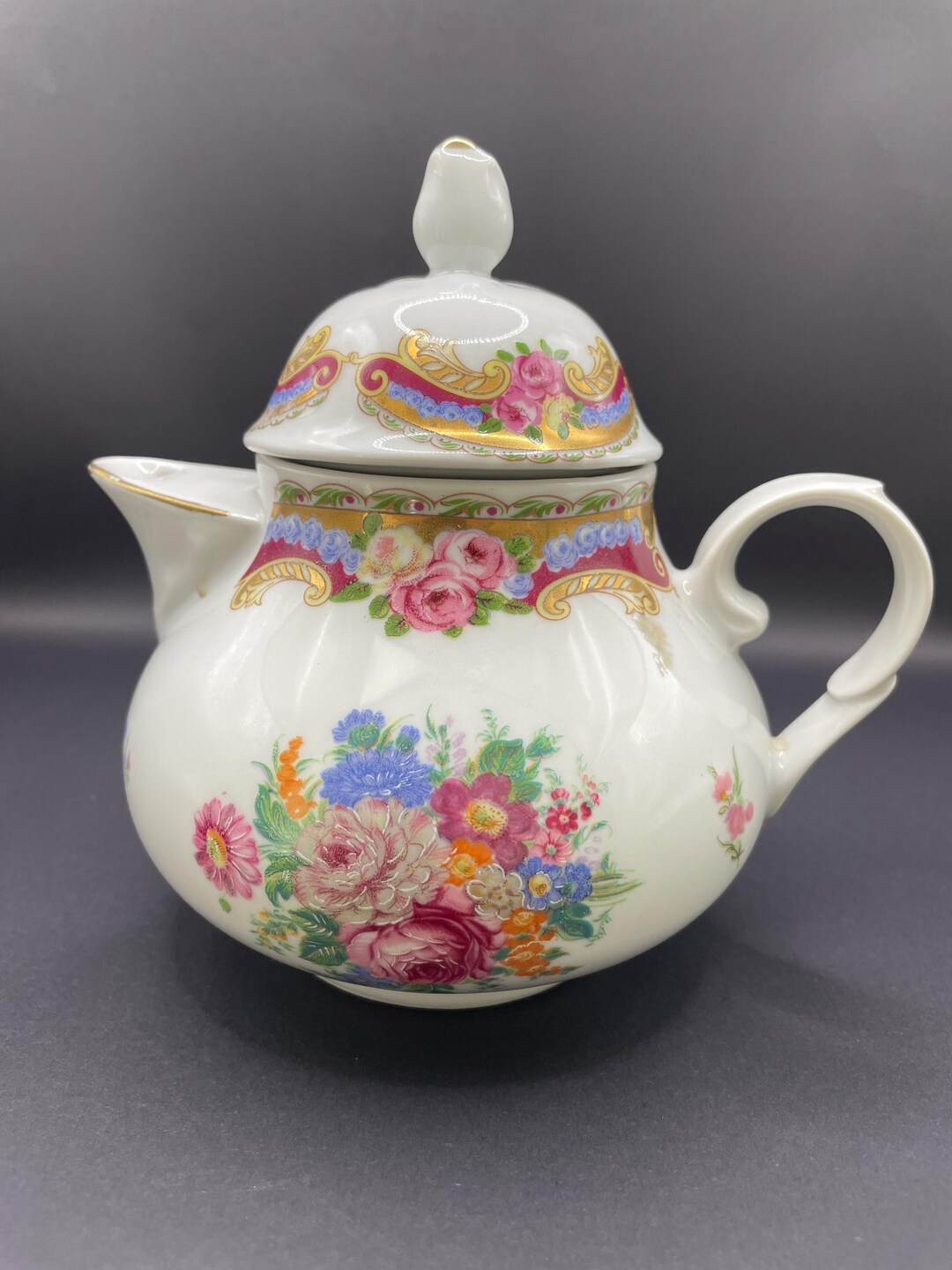 Limoges Porcelain Teapot "depos", 1960s - Etsy