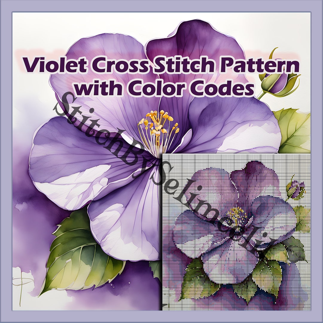 Violet Stitch Pattern | Hobby Patterns | Downloadable Pdf Files | With ...