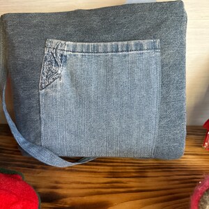 Upcycled Denim Bag - Etsy