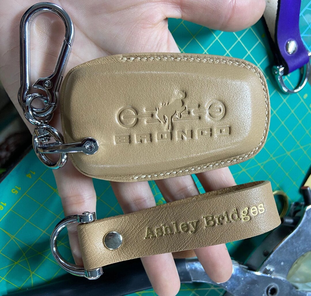 Ford Bronco Key Fob Cover Leather Key Case for Ford Bronco Bronco ...