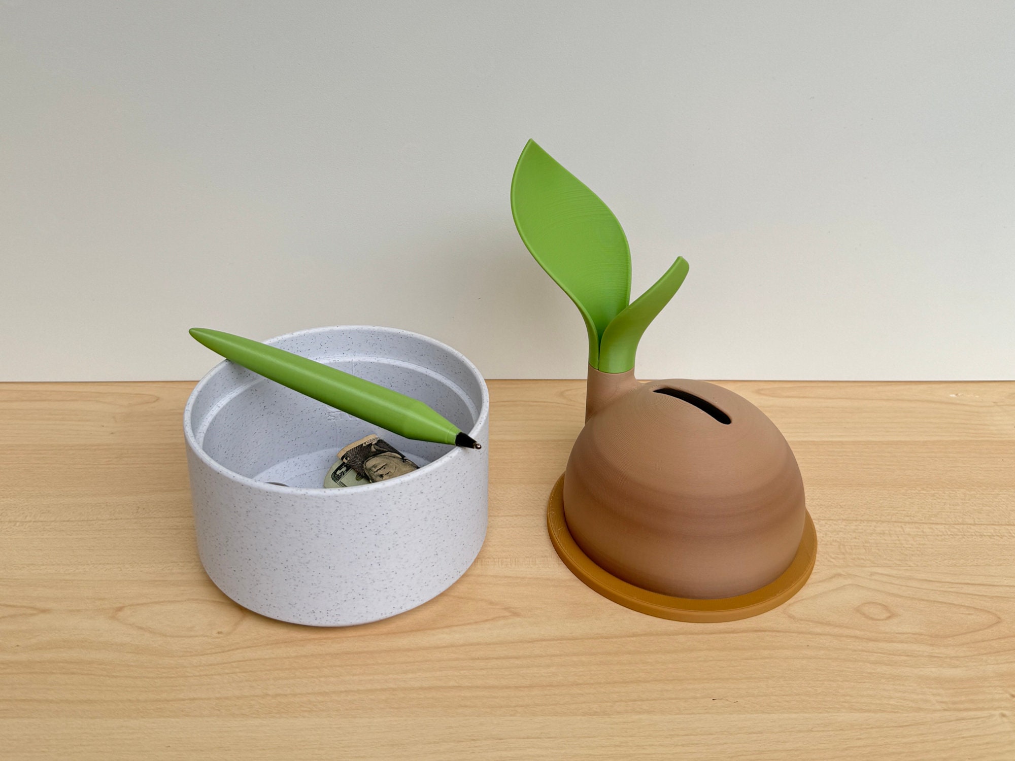 Coco | 3D Coin Bank | Digital Files | 3D Plant Pen Money Bank | 3D ...