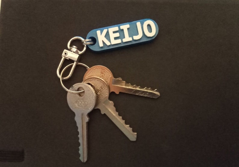 Custom 3D Printed Keychain - Custom Key Chain - Name Keychain - Custom ...