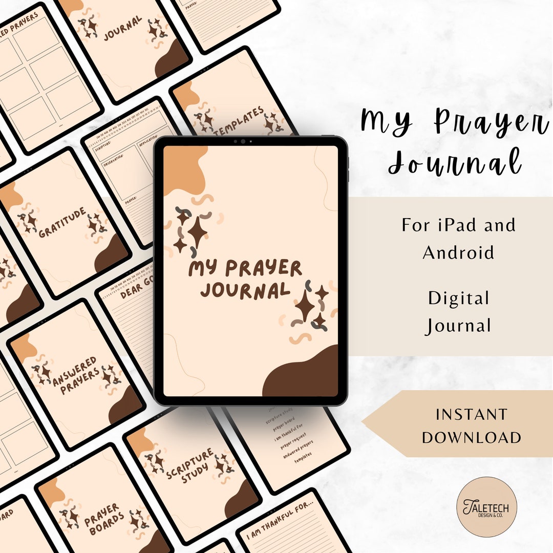 Prayer Planner, Digital Prayer Journal, Goodnotes Prayer Journal ...