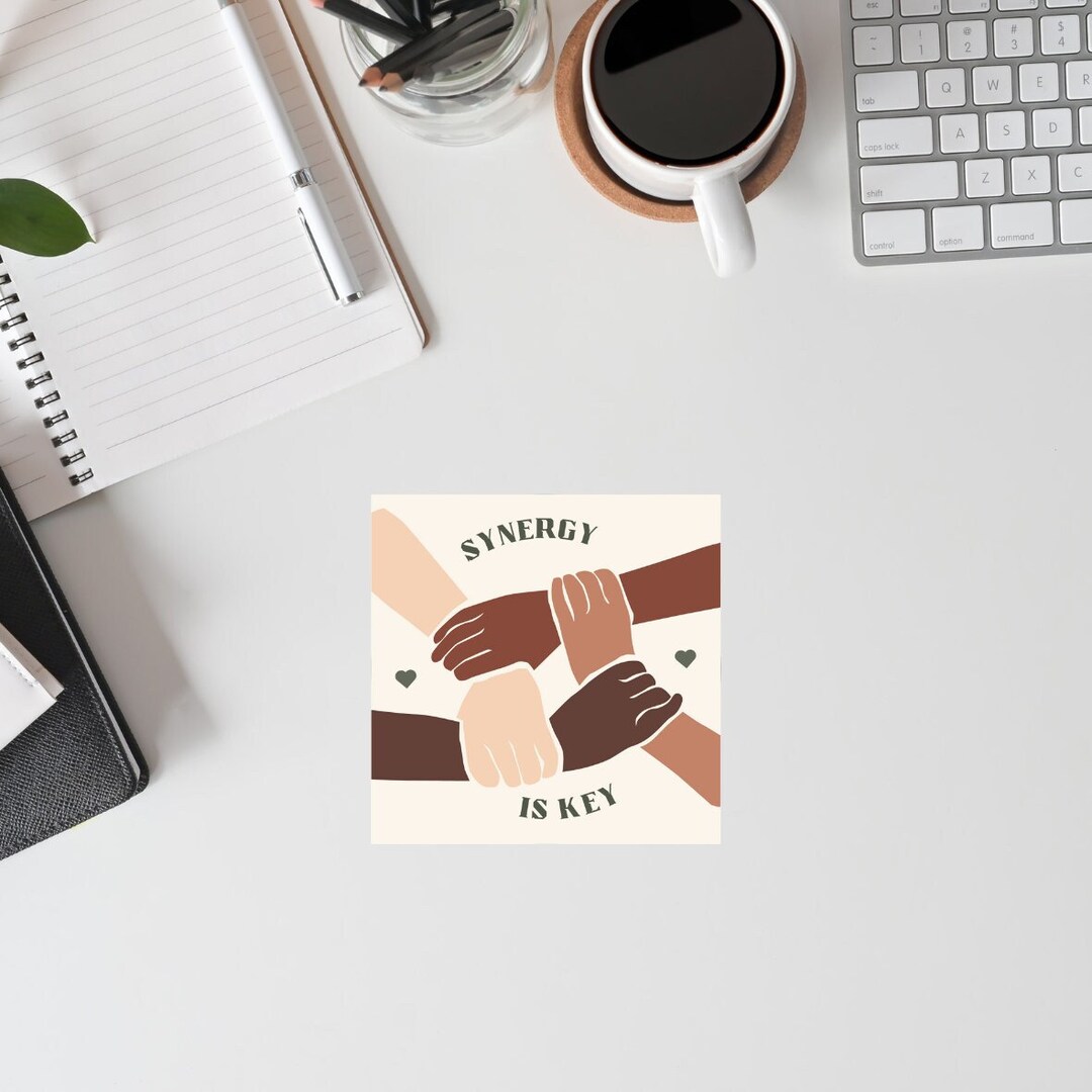 Sticker - Synergy is Key (laptop Decals, Tumbler Stickers, Water Bottle ...