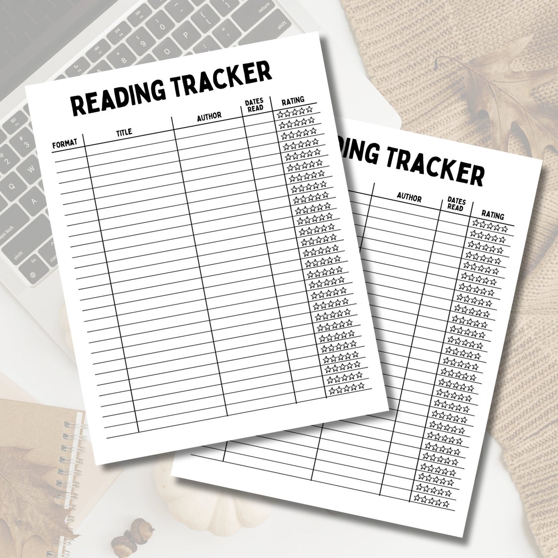 Books Read Tracker || Digital Download || Printables || Happy Planner ...