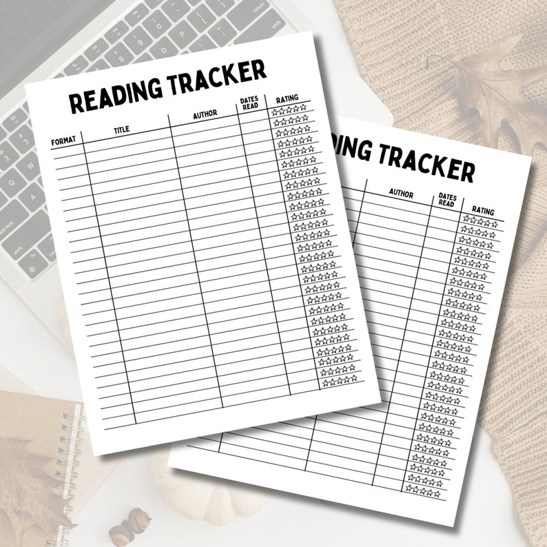 Books Read Tracker || Digital Download || Printables || Happy Planner ...