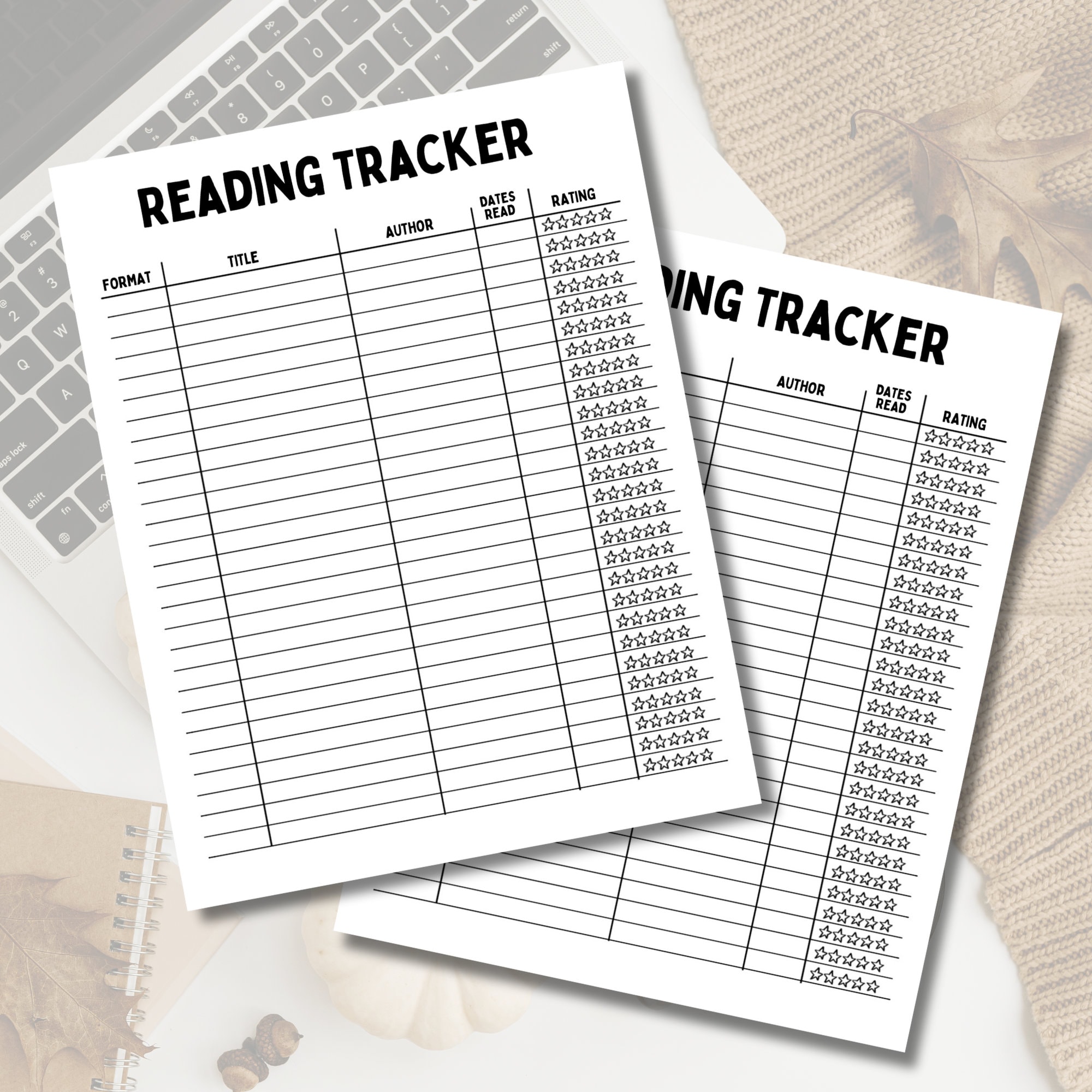 Books Read Tracker || Digital Download || Printables || Happy Planner ...