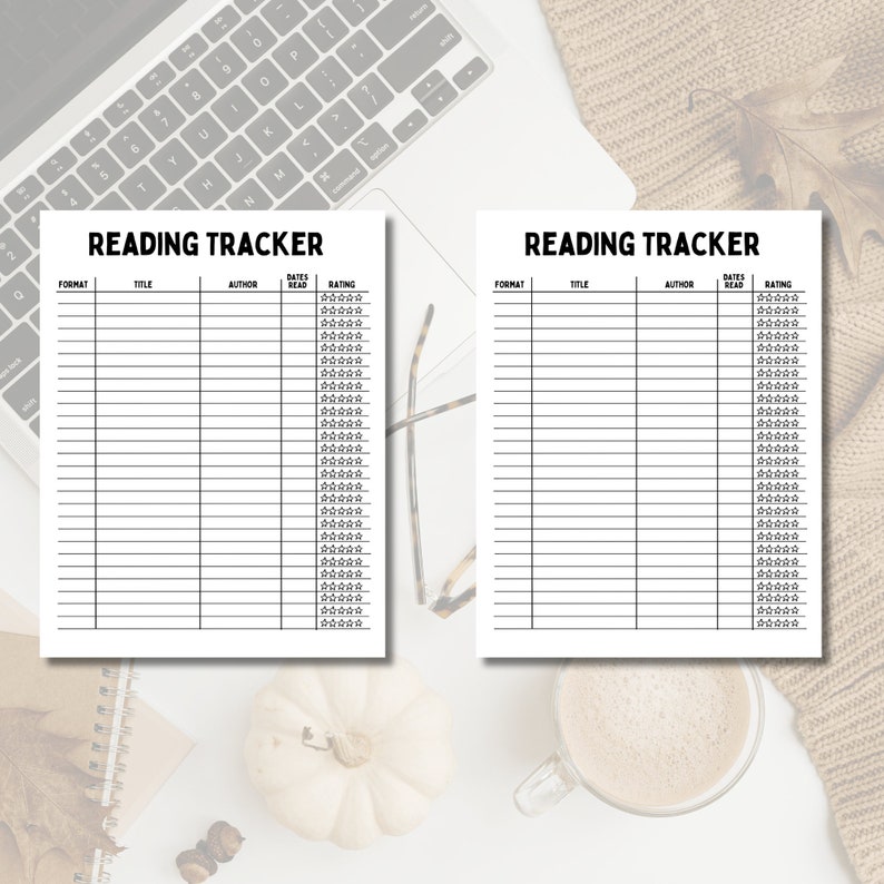 Books Read Tracker || Digital Download || Printables || Happy Planner ...