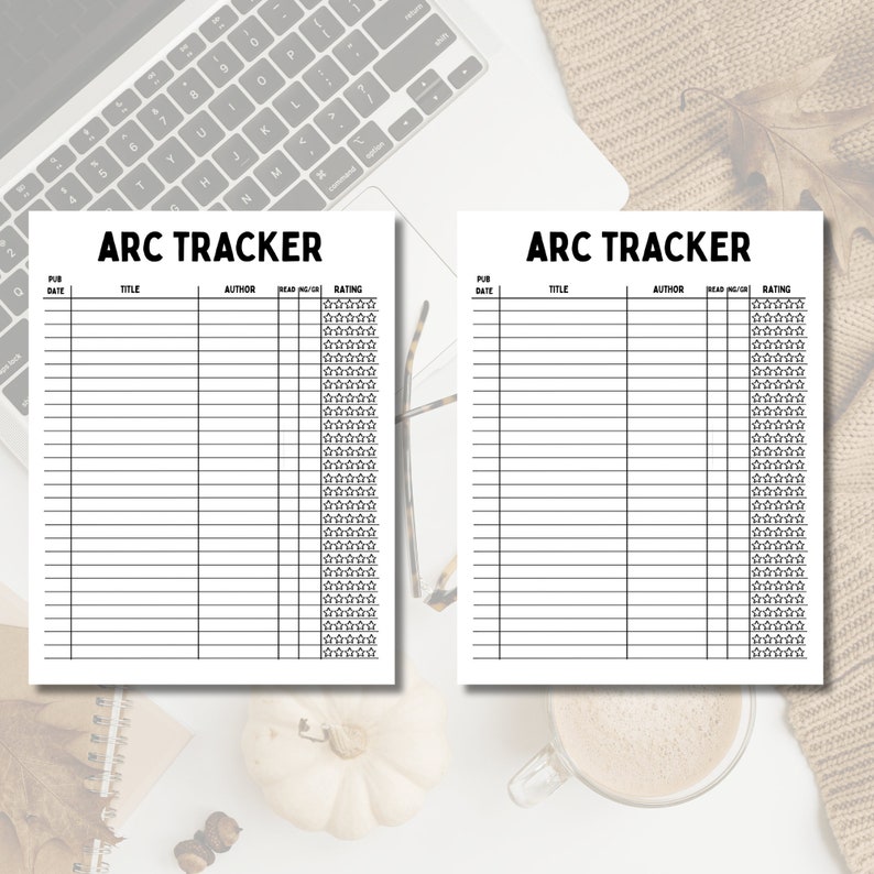 ARC Tracker || Digital Download || Printables || Happy Planner ...