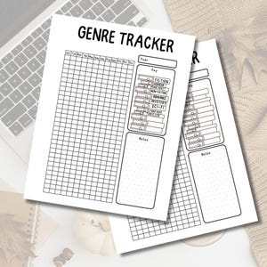 2025 Genre Tracker || Digital Download || Printables || Happy Planner ...
