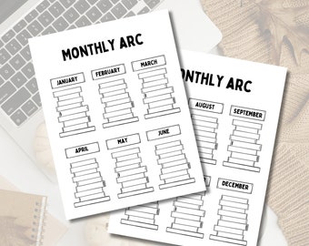 2025 Arcs Read || Digital Download || Printables || Happy Planner ...