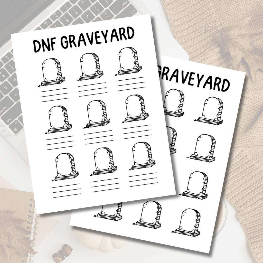 DNF Graveyard || 12 Months || Digital Download || Printables || Happy ...