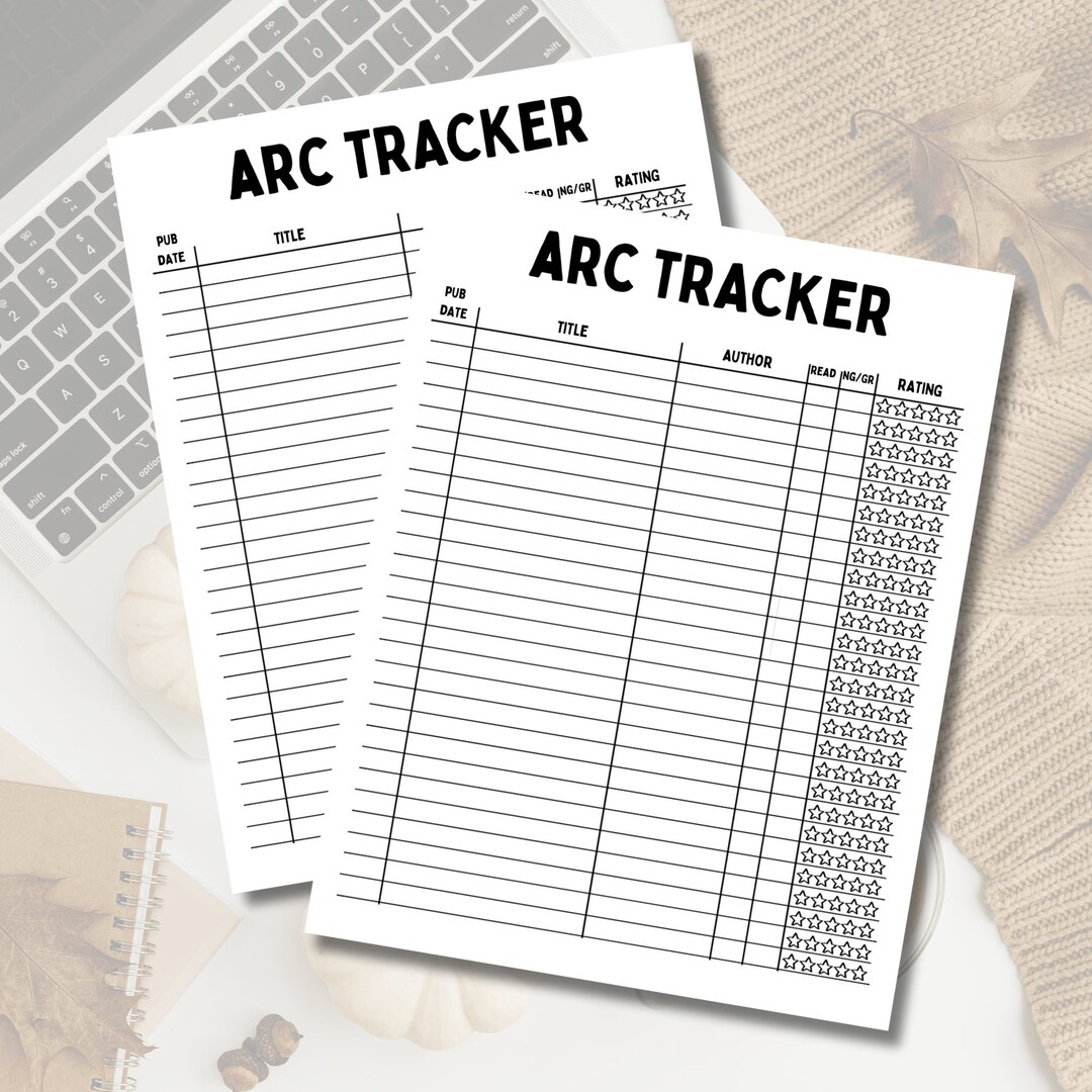 ARC Tracker || Digital Download || Printables || Happy Planner ...