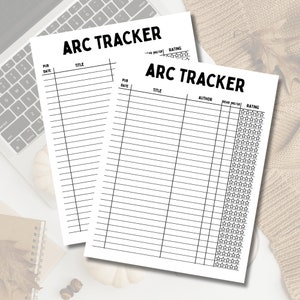 ARC Tracker || Digital Download || Printables || Happy Planner ...