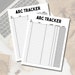 ARC Tracker Digital Download Printables Happy Planner Classic, Big ...