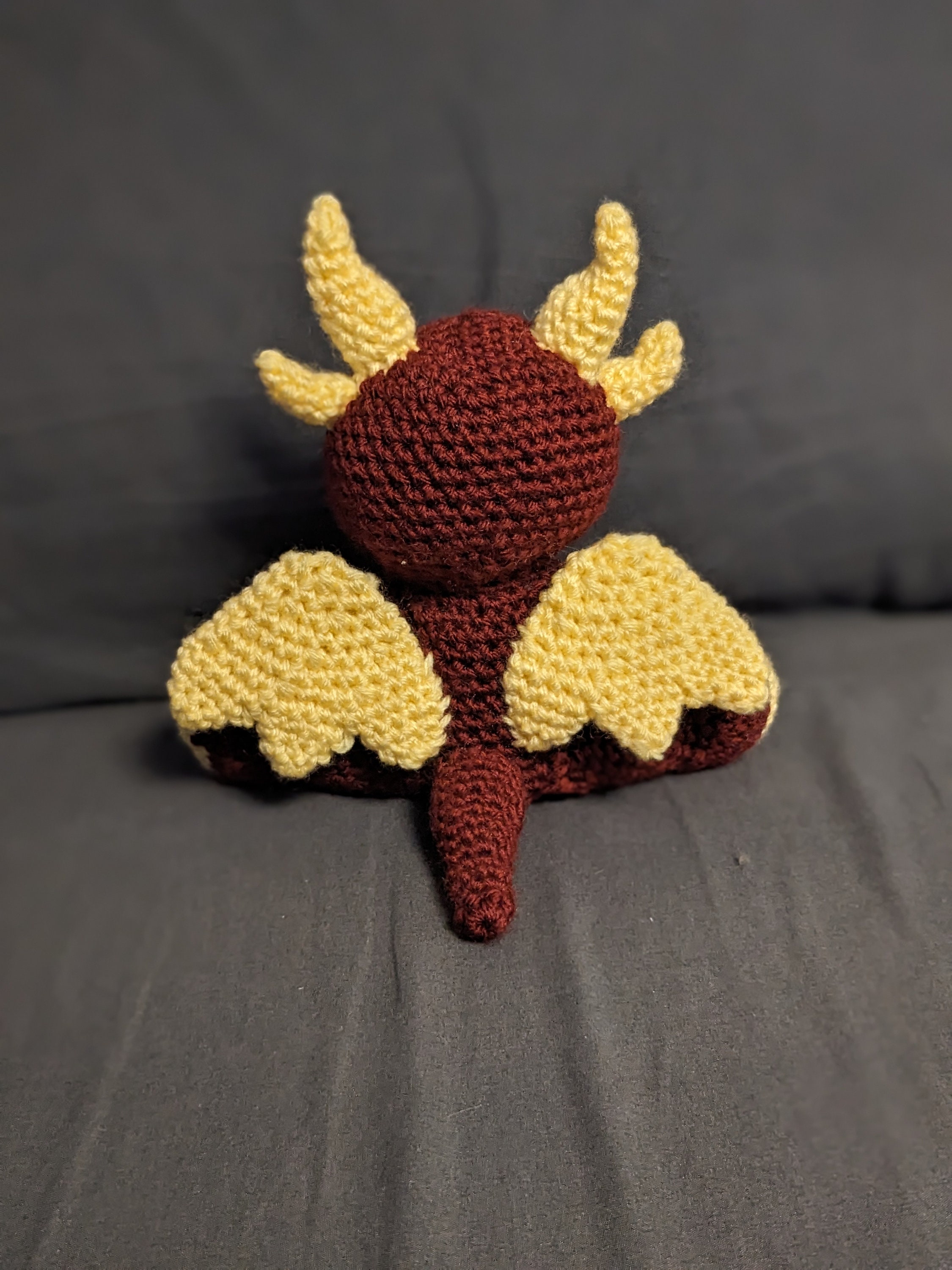 Red Crochet Dragon Amigurumi - Etsy