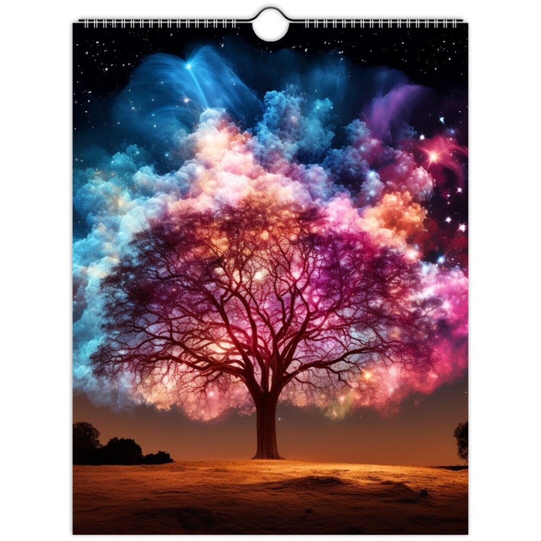 Tie-dye Cotton Candy Calendars / Wall Calendars (US & CA) - Etsy