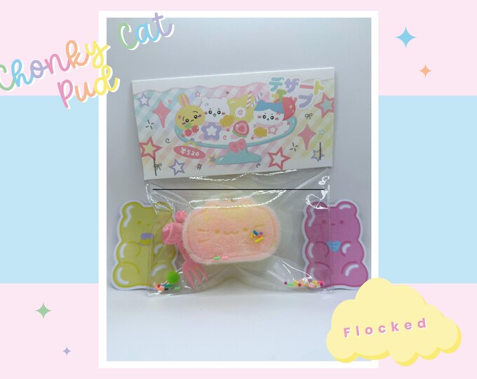 Pudding Cat Taba Squishy Sensory Fidget Desk Toy Stress Toy Soft Sticky ...