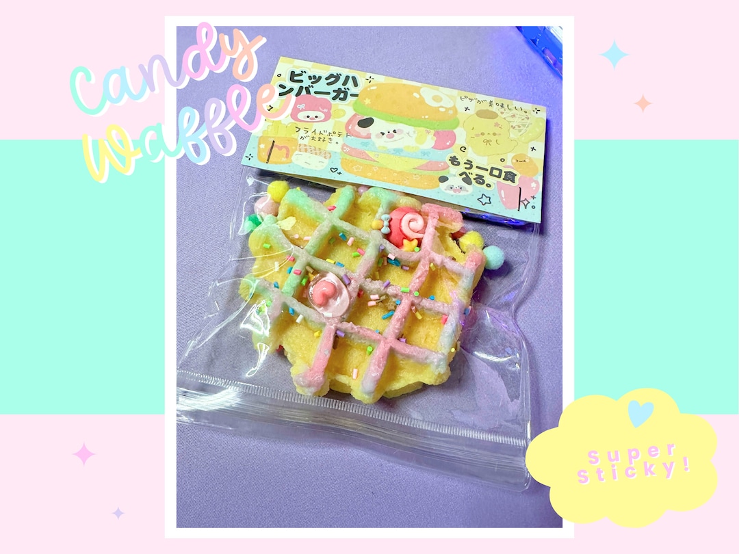 Pastel Chocolate Waffle Taba Squishy Sensory Fidget Desk Toy Stress Toy ...