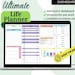 Life Planner Spreadsheet, Organize Your Life Effectively, Life Planning ...