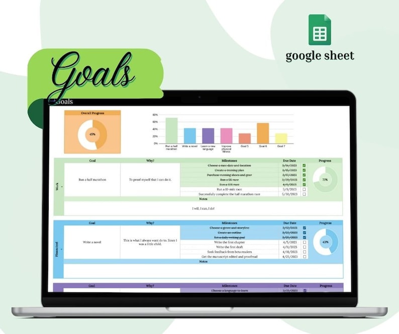Life Planner Spreadsheet, Organize Your Life Effectively, Life Planning ...