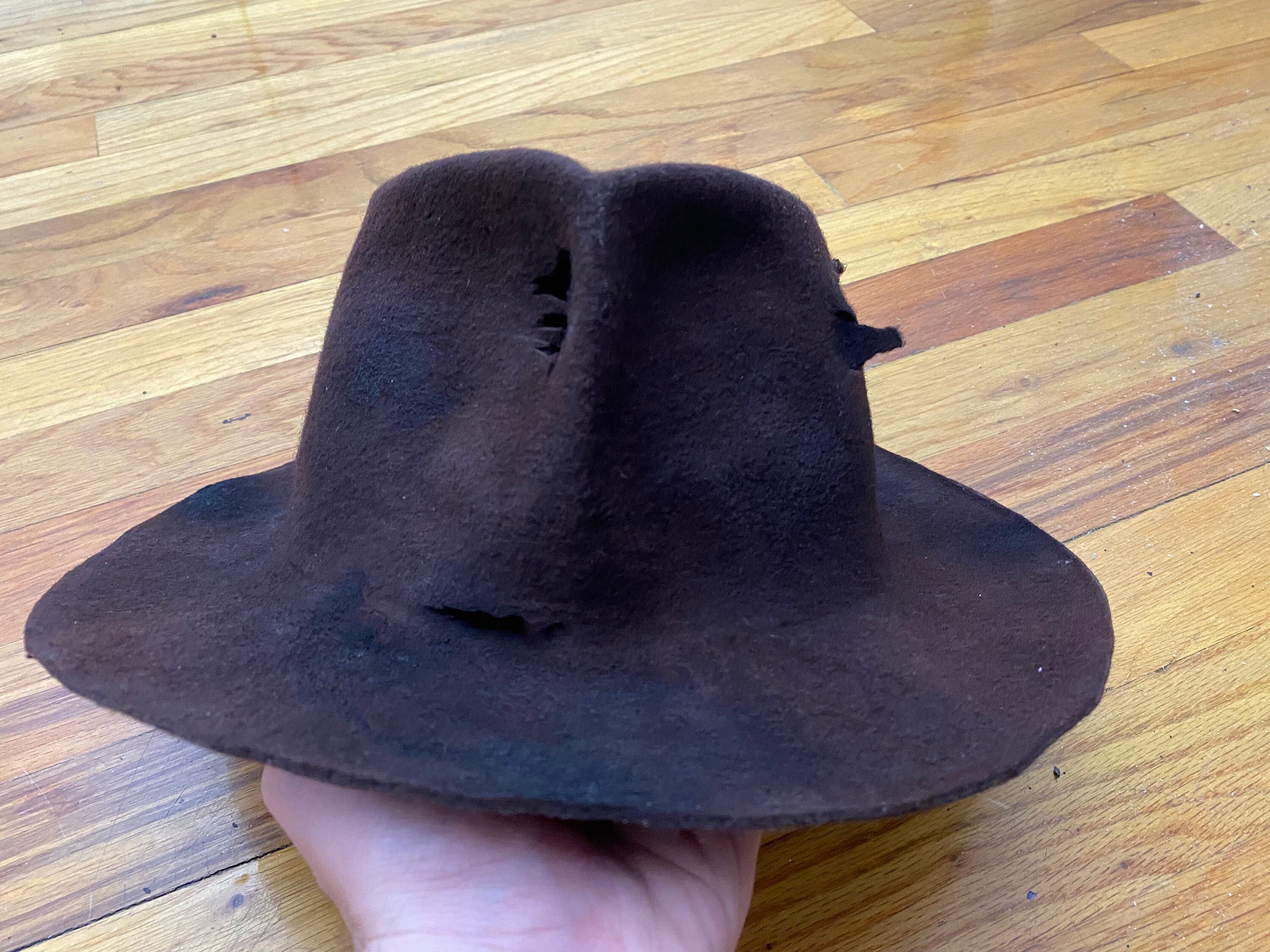 Freddy Krueger Part 2 Revenge Nightmare Fedora Hat Costume Prop Michael ...