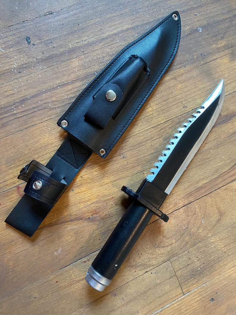 Jason Voorhees Friday the 13th 6 Jason Lives Hunting Knife Prop Michael ...