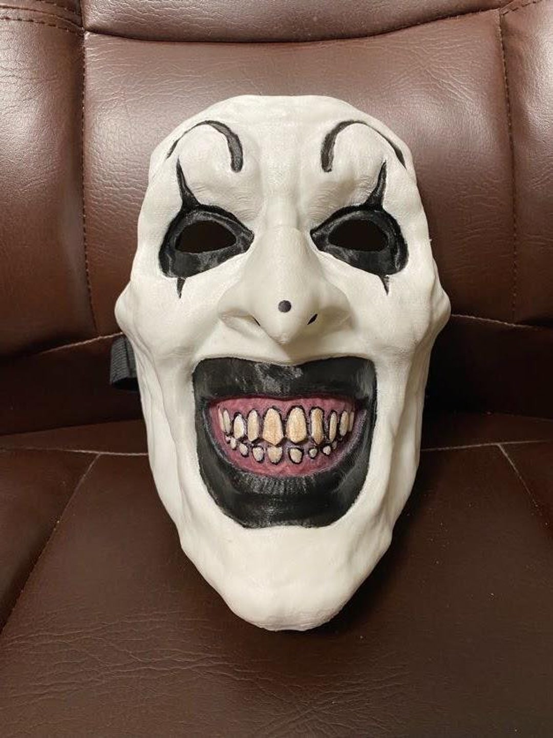 Scary Clown Mime Psycho Mask V2 High End Costume Prop Jason Voorhees ...