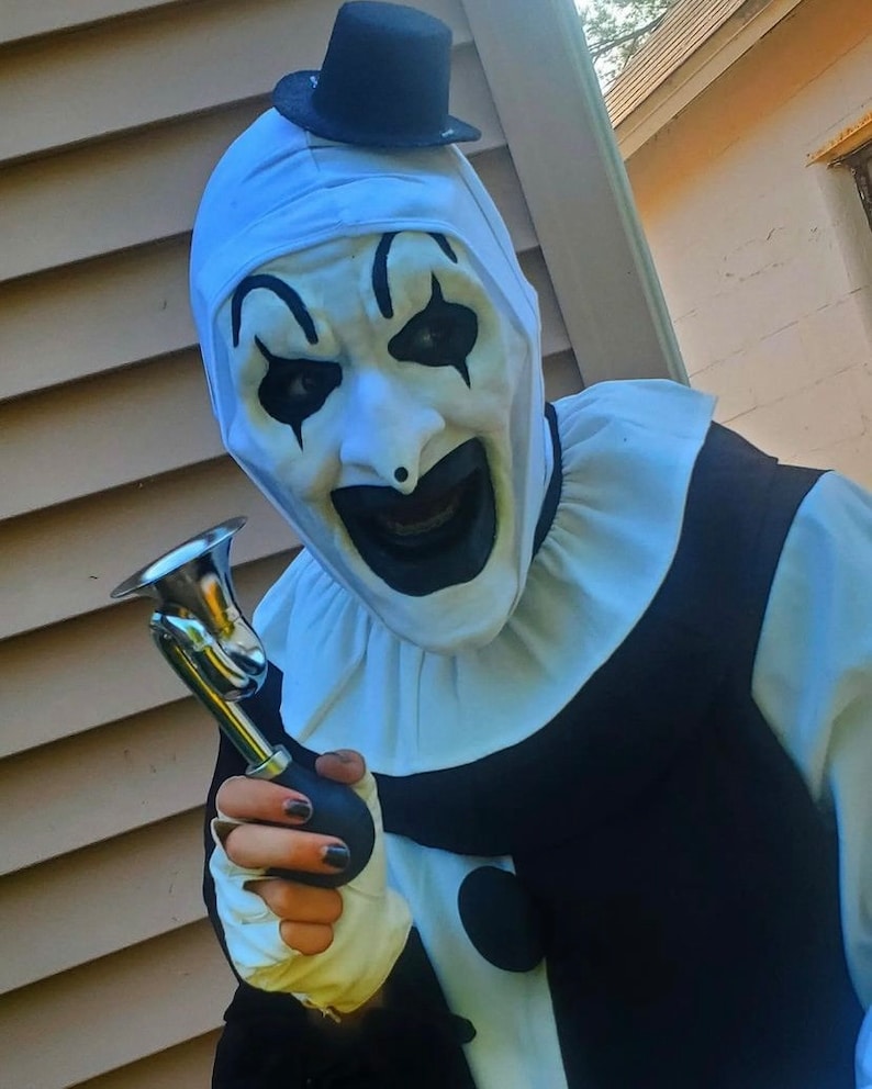 Scary Clown Mime Psycho Mask Sin boca Disfraz Prop Jason Voorhees ...