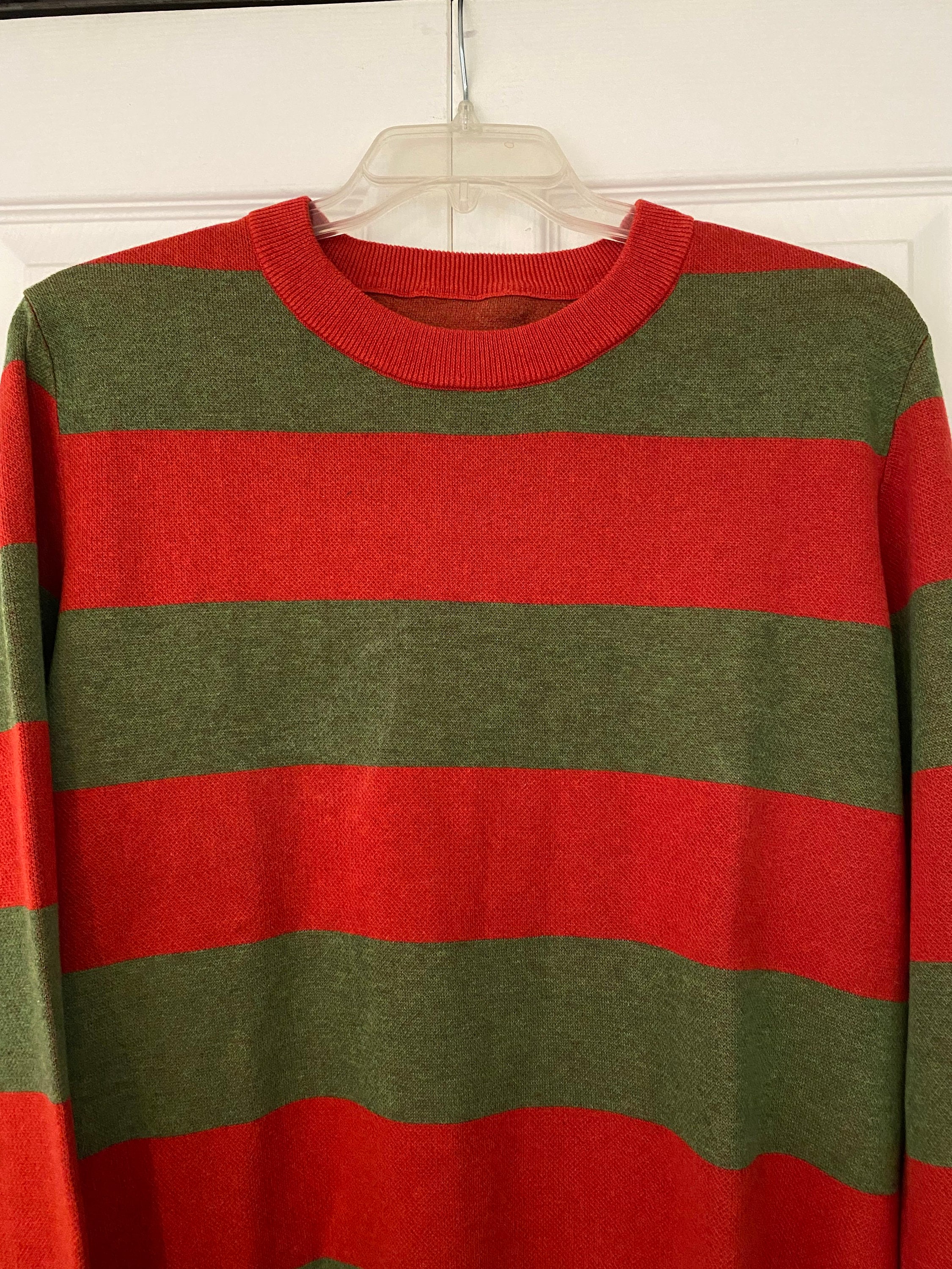 Freddy Krueger Part 2 Revenge Nightmare Sweater Jumper Costume Prop ...