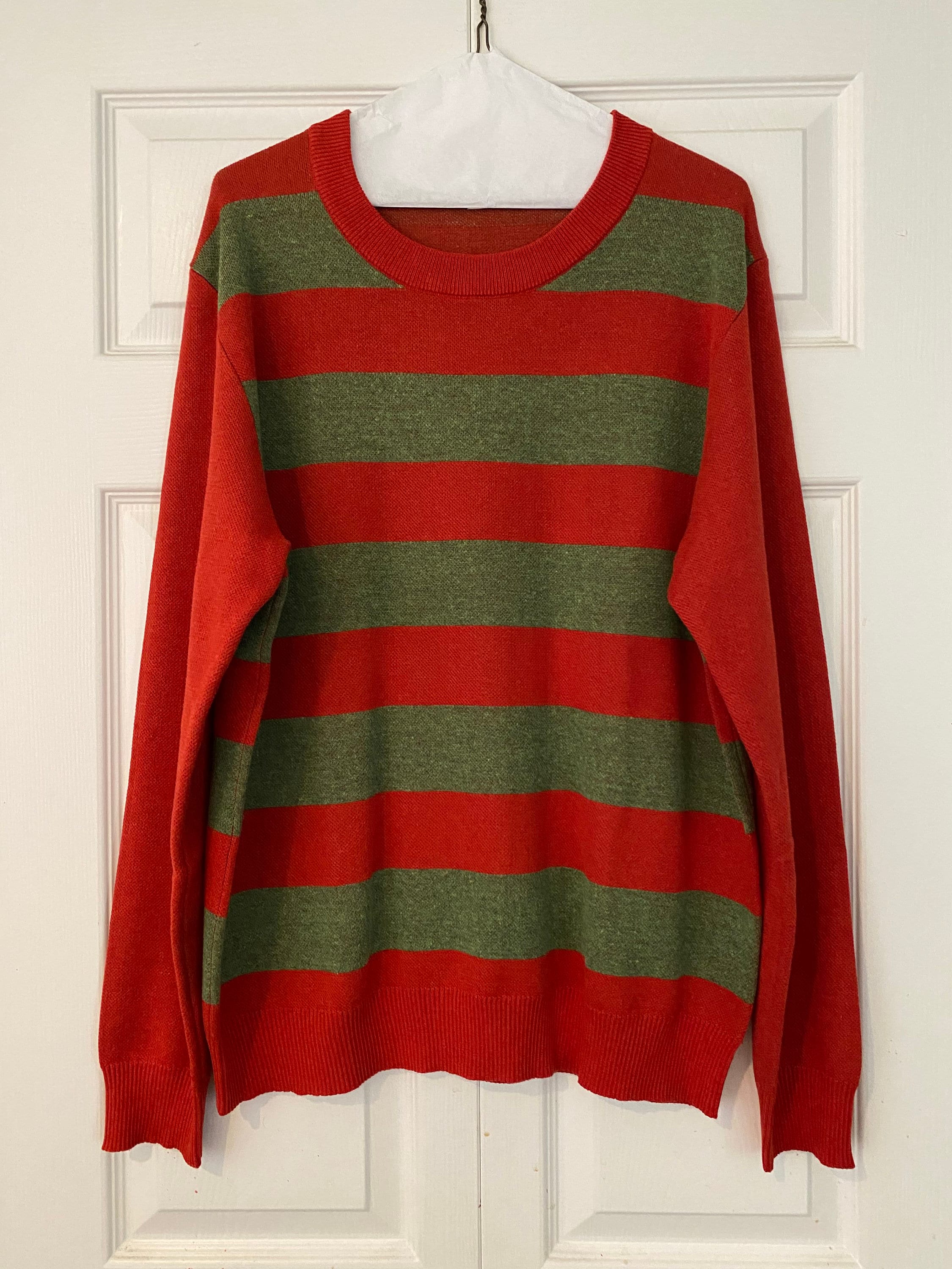 Freddy Krueger Part 1 1984 Nightmare Sweater Jumper Costume Prop ...
