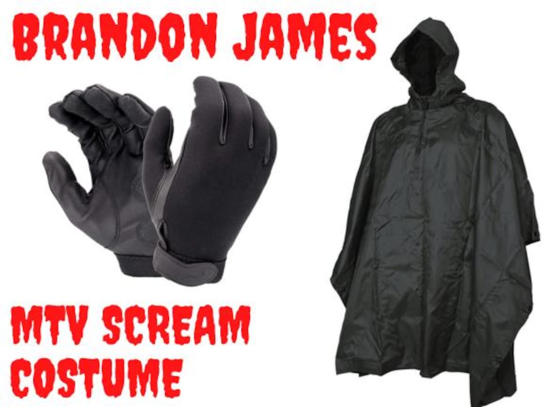 Ghostface Costume Robe + Gloves Brandon James MTV Scream Prop Jason ...