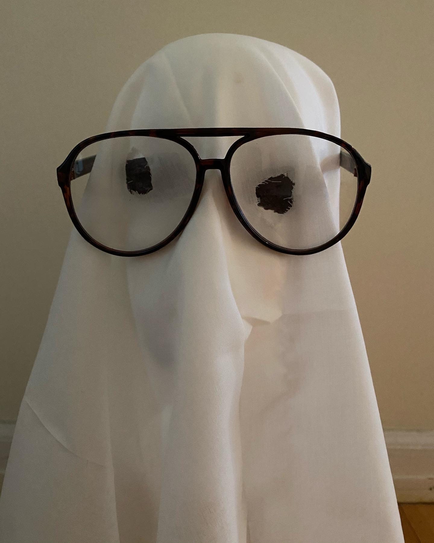 Michael Myers Ghost Bob Sheet Glasses ONLY Halloween Prop Ghostface ...