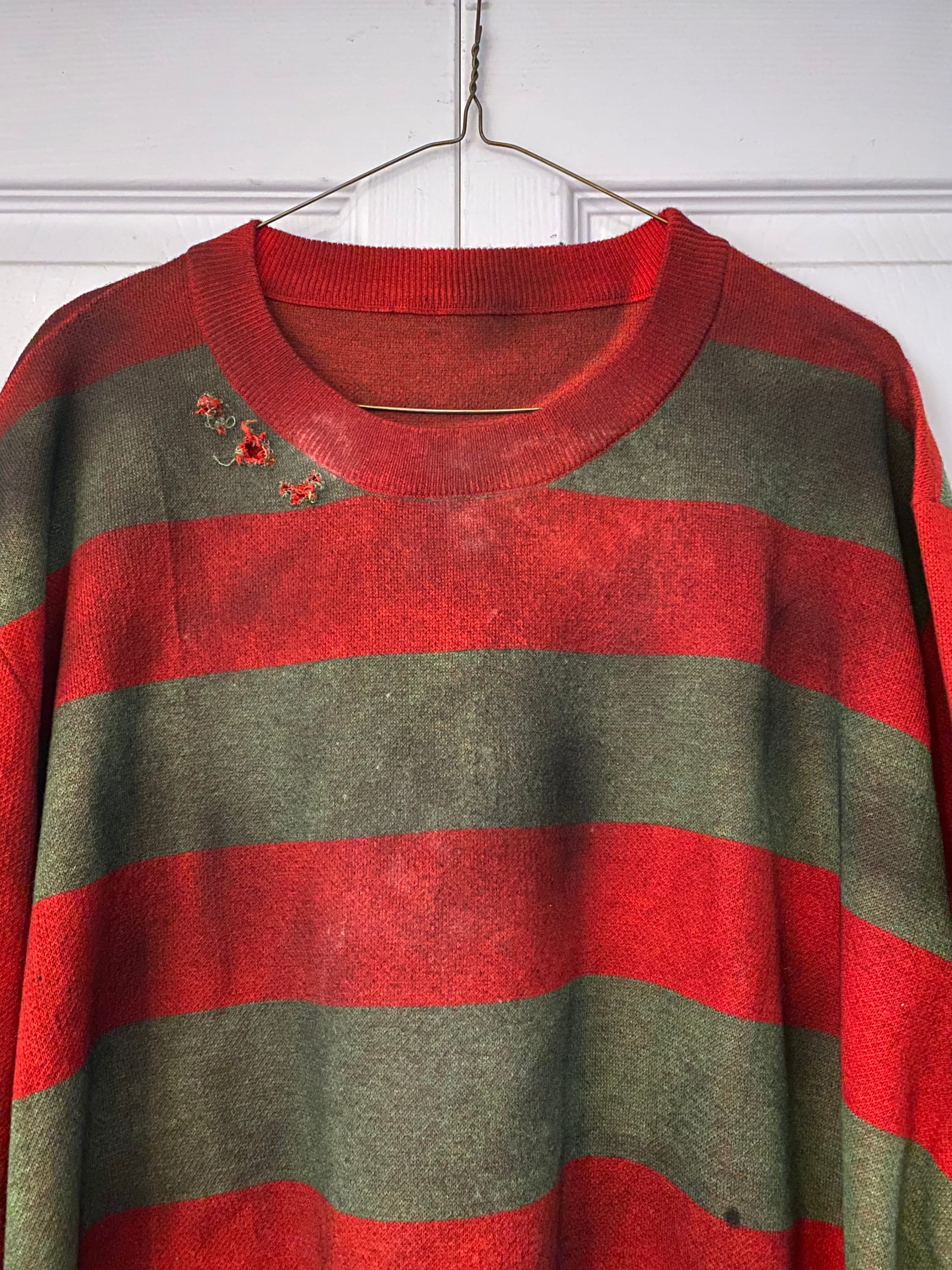 Freddy Krueger Part 1 1984 Nightmare Sweater Jumper Costume Prop ...